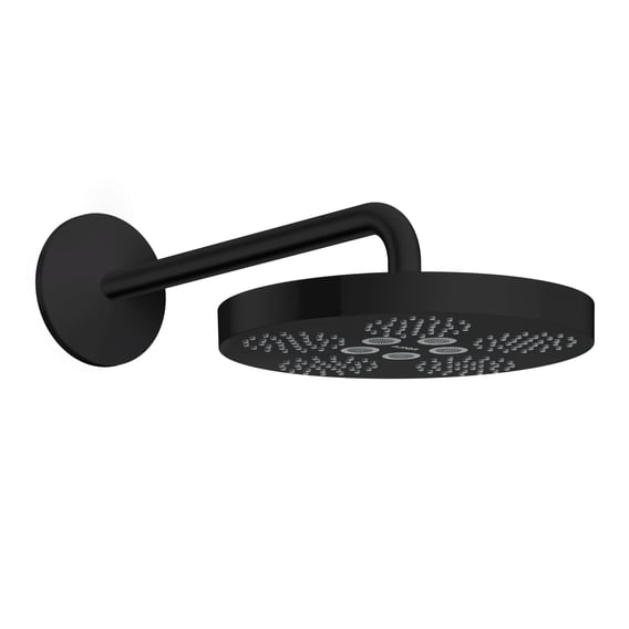 AXOR One Kopfbrause, 1 Strahlart schwarz matt - 48491670 - Emero.de