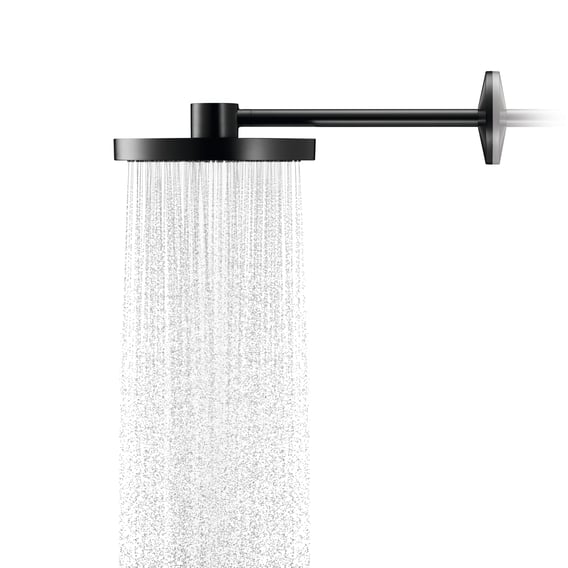 AXOR One Kopfbrause, 2 Strahlarten schwarz matt - 48492670 - Emero.de