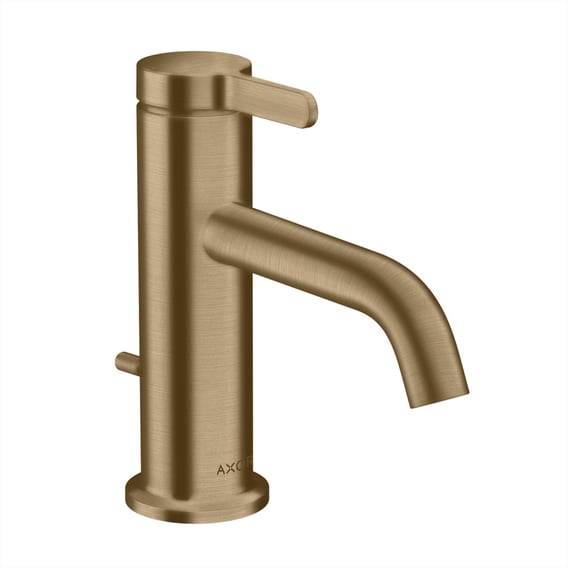 AXOR One Waschtischarmatur 70 mit Zugstangen-Ablaufgarnitur, bronze ...