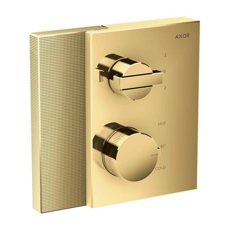 AXOR Edge Thermostat, für Wanne & Dusche gold - 46761990 - Emero.de