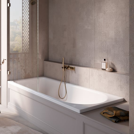 Bette Ocean Rechteck-Badewanne, Einbau weiß - 8765-000 - Emero.de