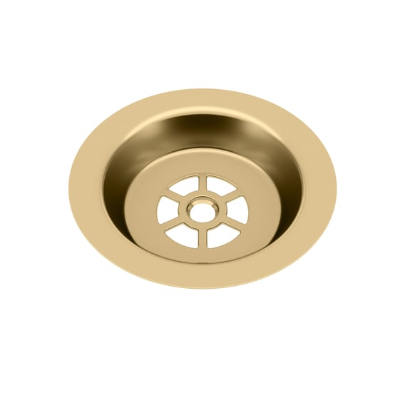 Blanco Ab- und Überlaufset für Doppelbecken satin gold - 203477 - Emero.de