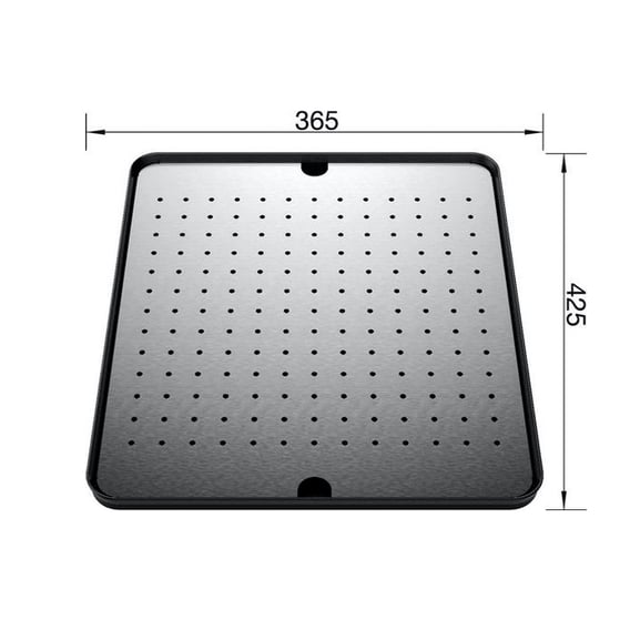Blanco Universal Abtropffläche edelstahl gebürstet/schwarz - 513485 ...