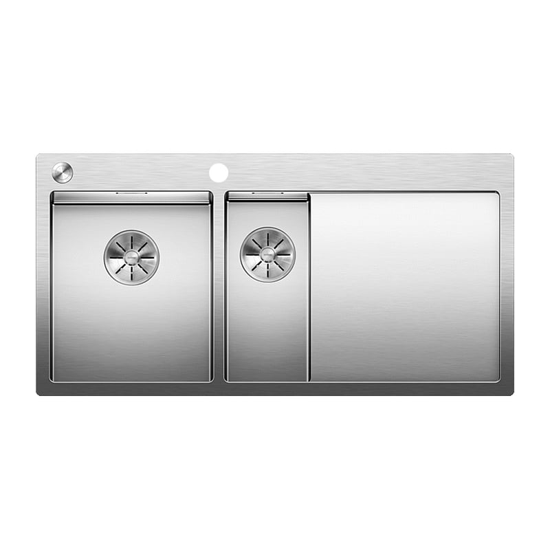 Blanco Claron Küchenspüle edelstahl seidenglanz - 521646 - Emero.de