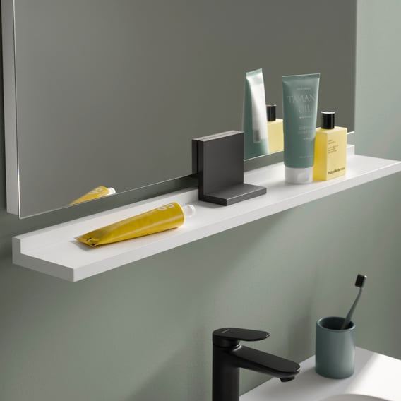 Duravit Sivida Ablage graphit matt/diamantschwarz - SV74340BD490000 ...