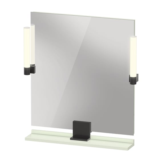 Duravit Sivida Ablage blassgrün matt/diamantschwarz - SV74310BDHH0000 ...