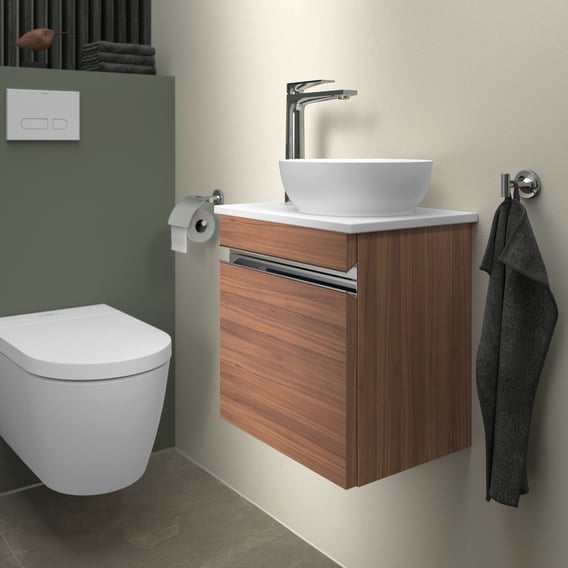 Duravit Sivida Aufsatzwaschtisch blassgrün matt/weiß seidenmatt ...