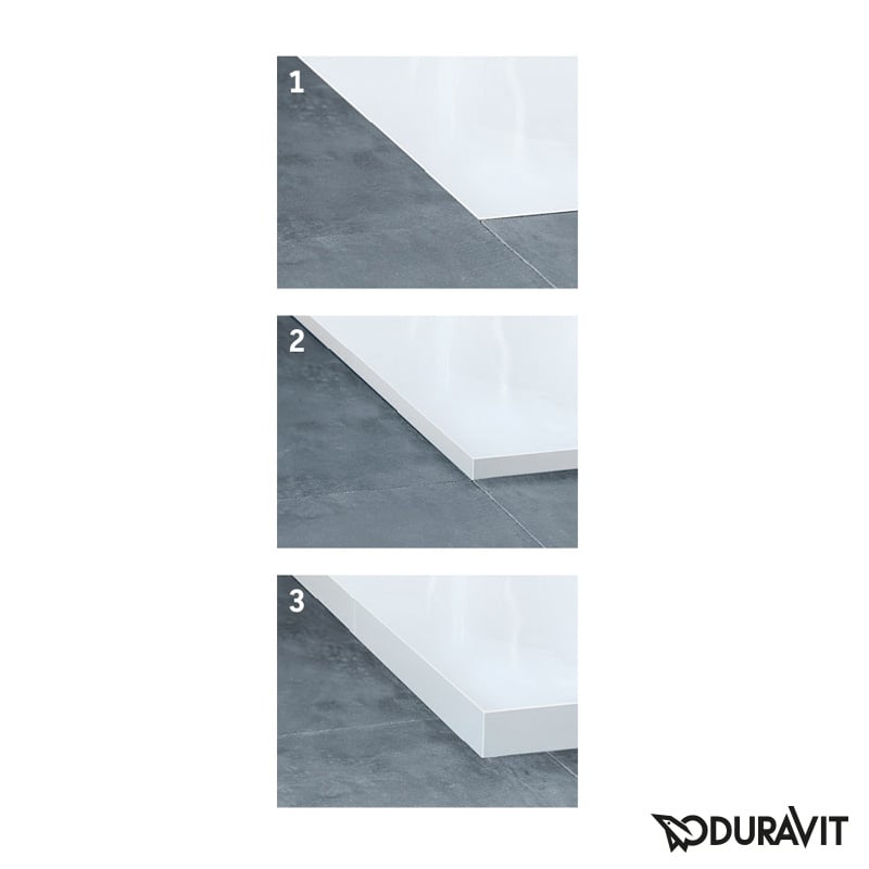 Duravit Tempano Rechteck-Duschwanne mit Antislip, weiß ...