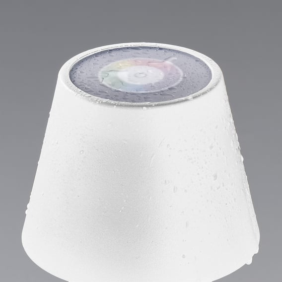 Easy by FHL Cosenza Akku Tischleuchte LED dimmbar, RGBW, weiß - 850337 ...