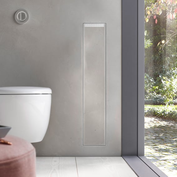 Emco Asis Plus WC-Modul befliesbar, mit Bürstengarnitur, mit Papier ...