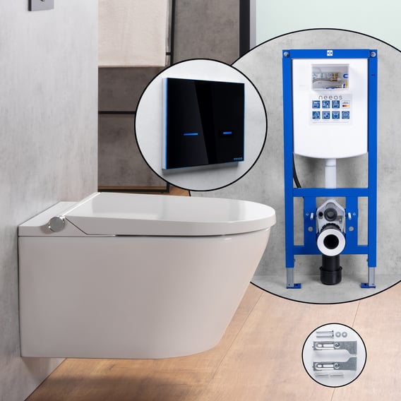 Stilvolle Dusch Wc Komplett Set Bilder