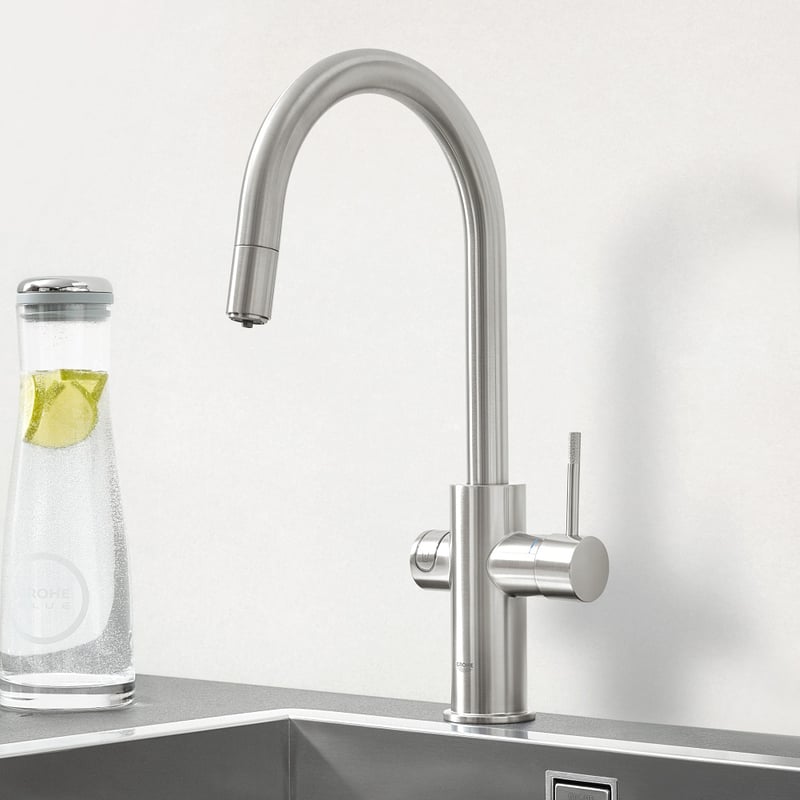 Grohe Blue Professional Küchenarmatur mit Soda- und Filtersystem ...