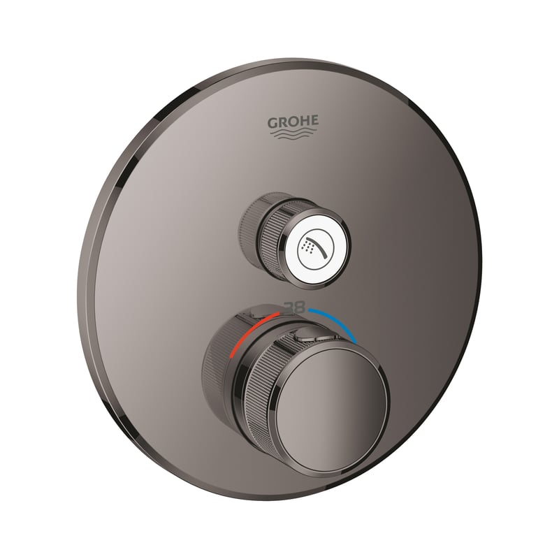 Grohe Grohtherm SmartControl Unterputz-Duscharmatur mit Thermostat hard ...