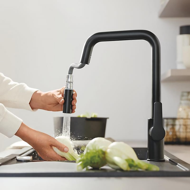 Fabelhafte Grohe Küchenarmatur Schwarz Ebenbild