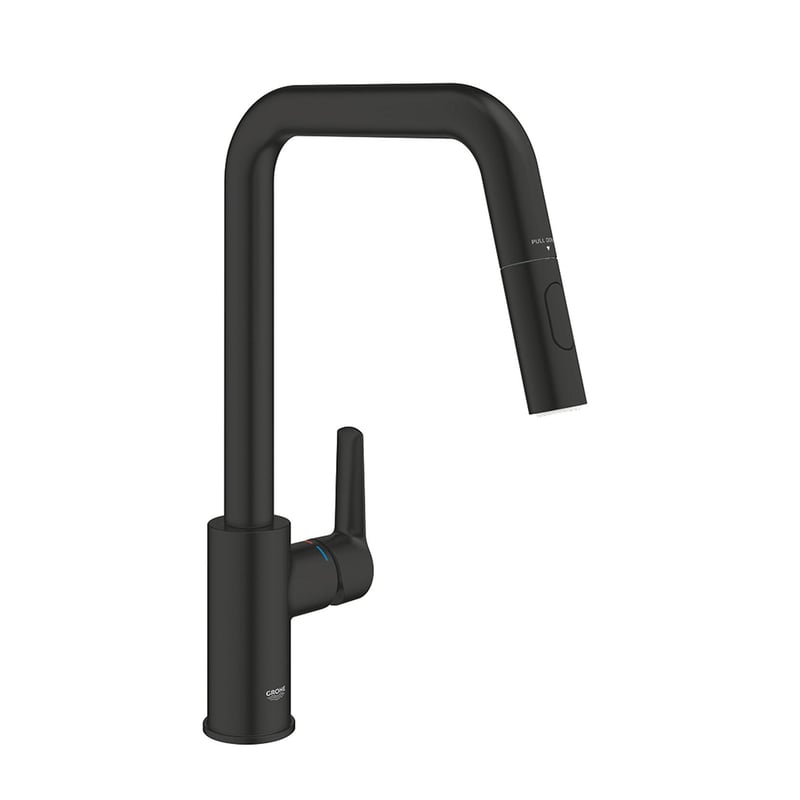 Kuchenarmatur Schwarz Grohe