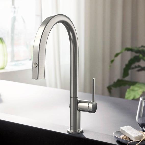 hansgrohe Aqittura M91 Küchenarmatur, mit Filtersystem, ausziehbar ...