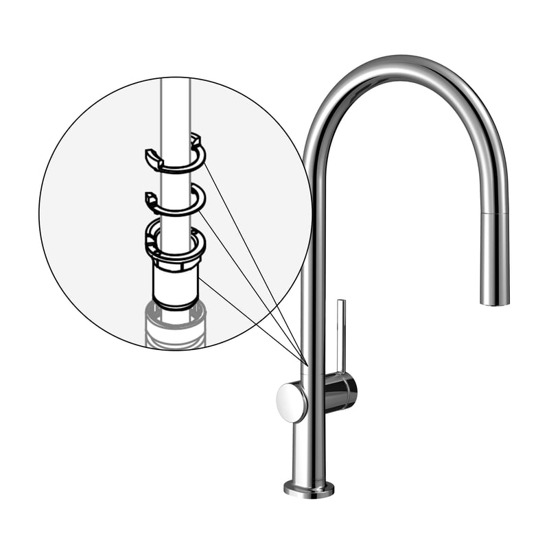 hansgrohe Anschlagring Set - 94911000 - Emero.de