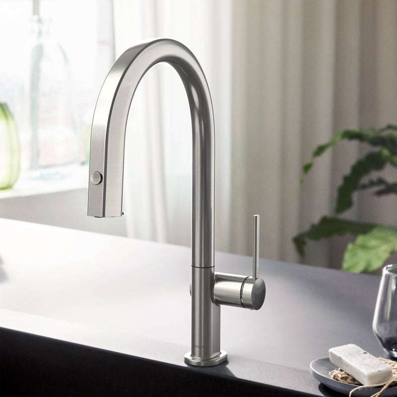 hansgrohe Aqittura M91 Küchenarmatur, mit Filtersystem, ausziehbar ...