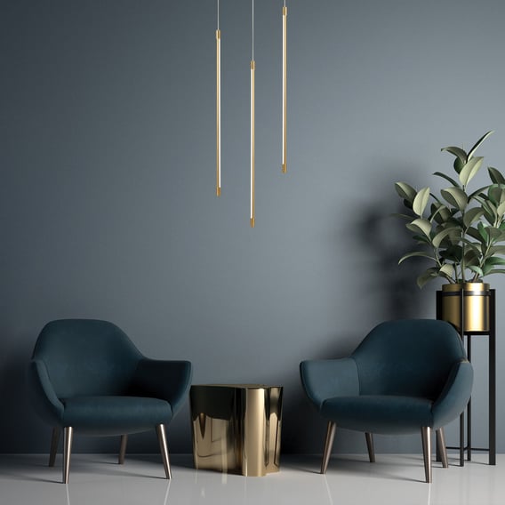 Zambelis 201 Pendelleuchte, LED gold matt - 20122 - Emero.de