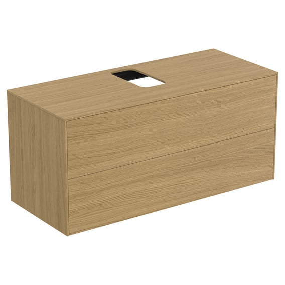 Ideal Standard Conca Waschtischunterschrank, 2 Auszüge eiche hell ...