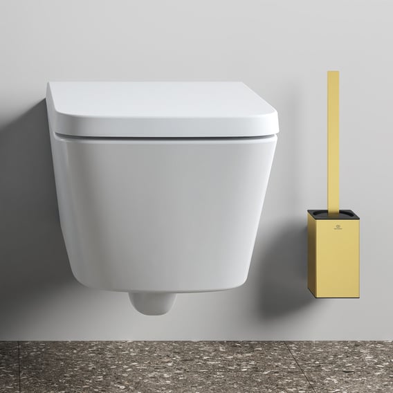 Ideal Standard Conca WC-Bürstengarnitur brushed gold - T4494A2 - Emero.de