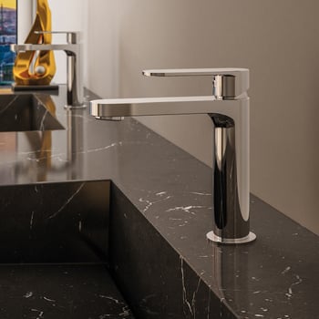 hansgrohe Rebris E Waschtischarmatur 80 CoolStart mit EcoSmart, chrom ...