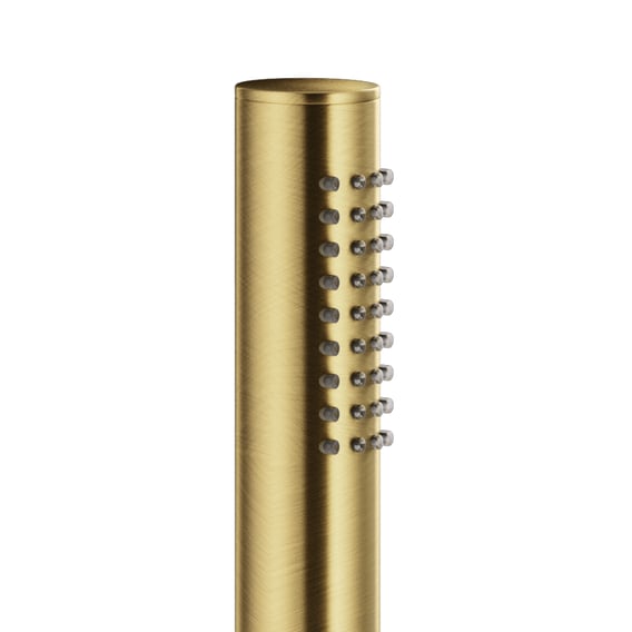 Mariner Metall-Brauseset mit Wandanschlussbogen und Brausehalter gold ...