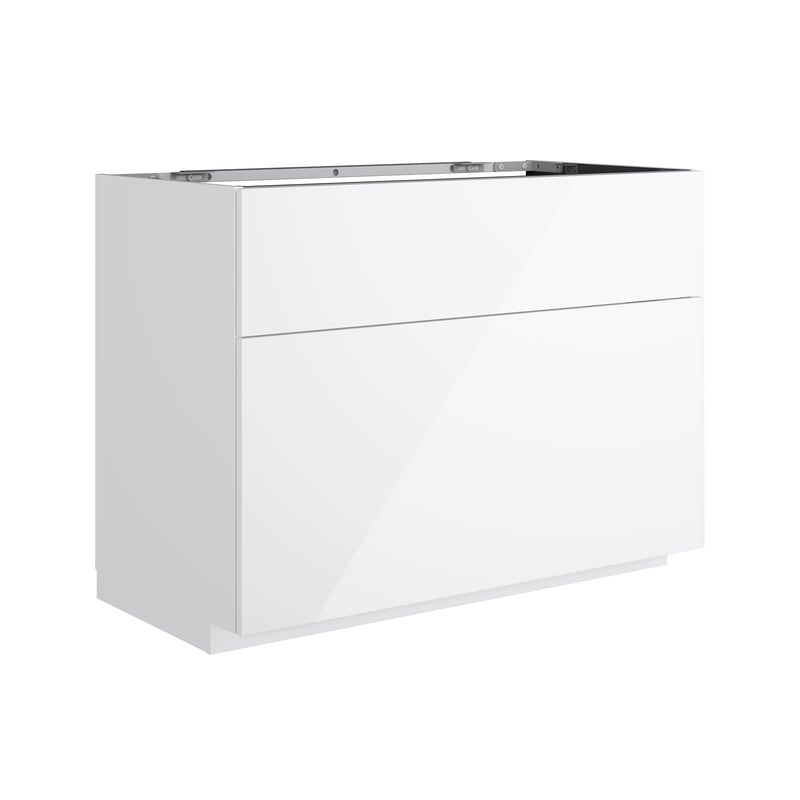 Unterschrank Hochglanz Weiss