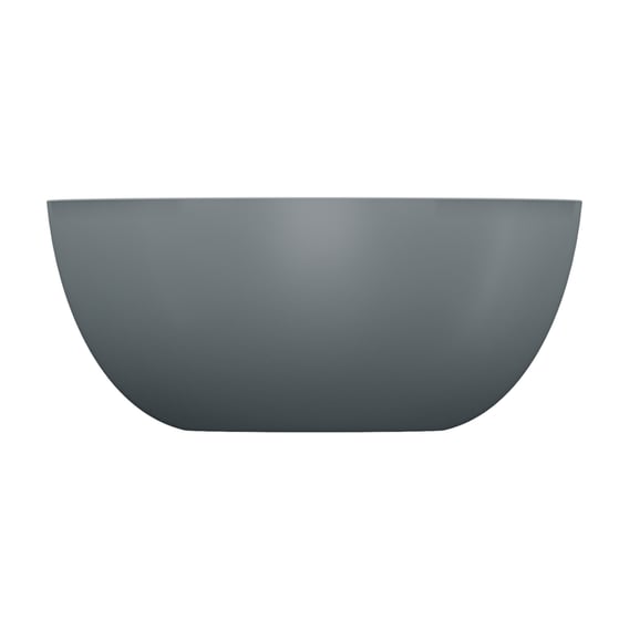 OMNIRES SHELL Aufsatzwaschtisch ash grey matt - SHELL350UNAG - Emero.de