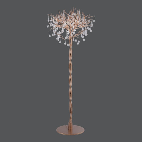 Paul Neuhaus Icicle Stehleuchte antik messing - 232-11 - Emero.de