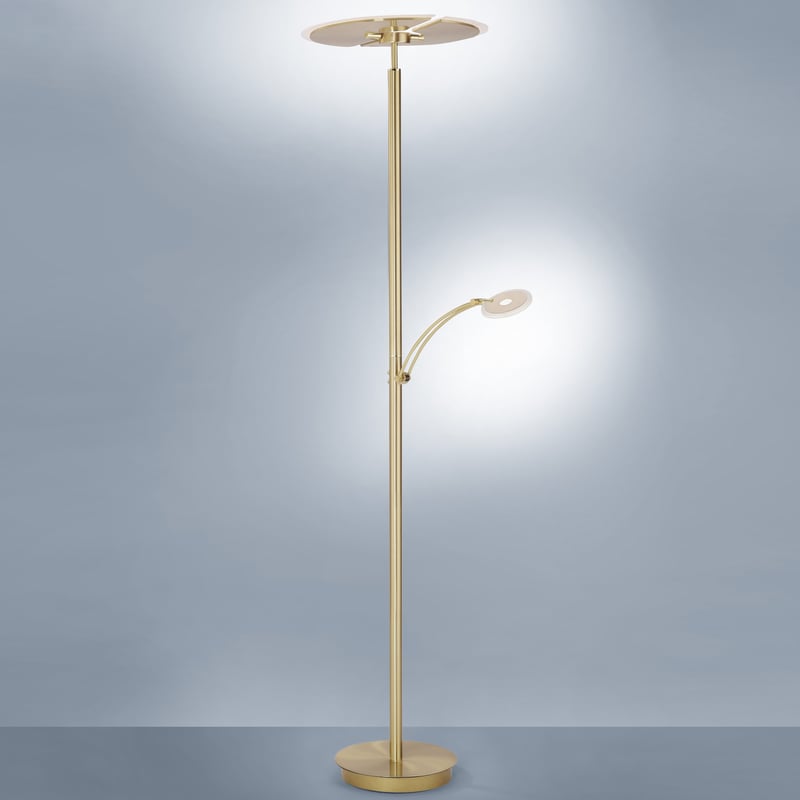 Deckenfluter Messing Led Dimmbar Leuchtmittel Austauschbar
