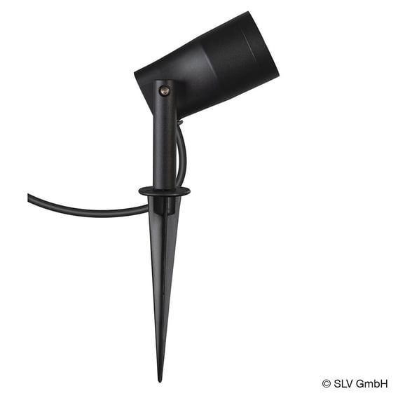 SLV Syna Garden Strahler, LED schwarz - 1007147 - Emero.de
