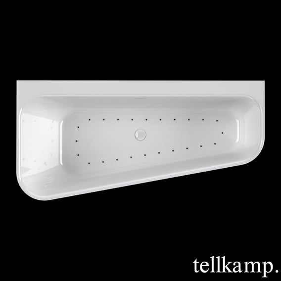 Tellkamp Koeko Vorwand-Whirlwanne mit Verkleidung weiß glanz - W100-241 ...