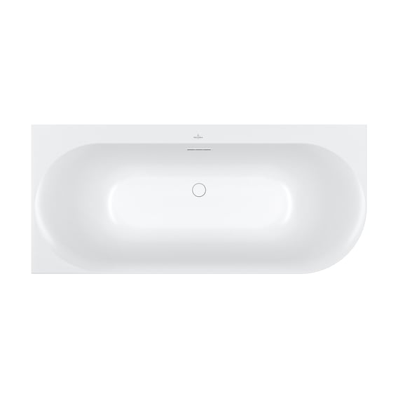 Villeroy & Boch Embrace Eck-Badewanne mit Verkleidung stone white ...