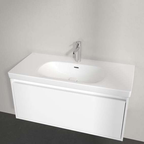 Villeroy & Boch Skyla Wandwaschtisch mit CeramicPlus, stone white ...