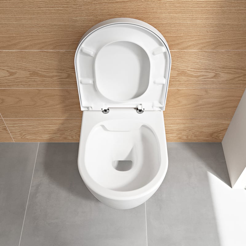 Villeroy & Boch Embrace Wand-WC, Komplett-SET, mit Vorwandelement und ...