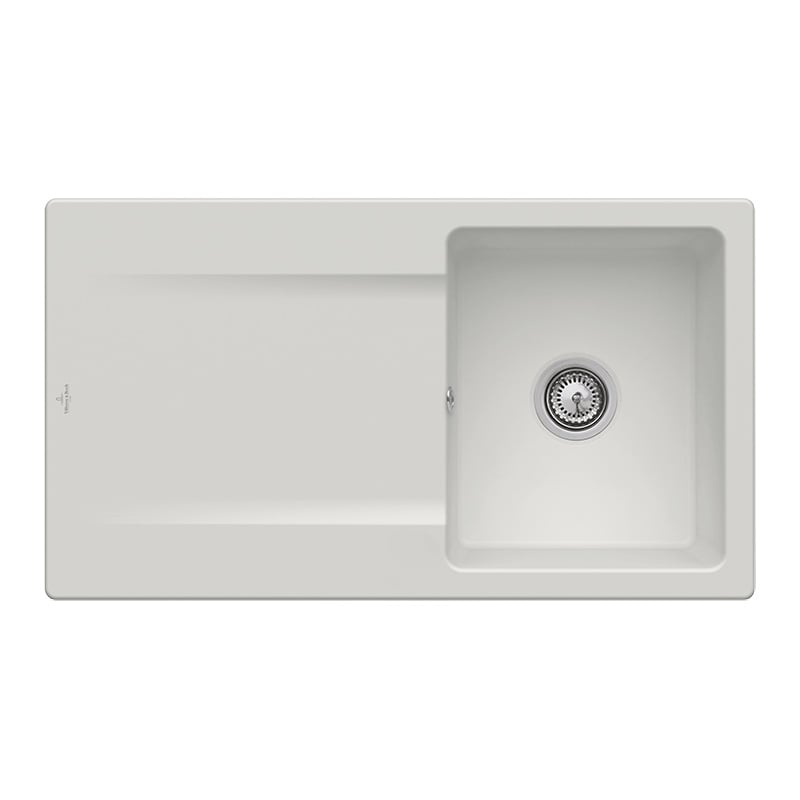 Villeroy & Boch Siluet 50 Küchenspüle hellgrau - 333502SMHL1 - Emero.de