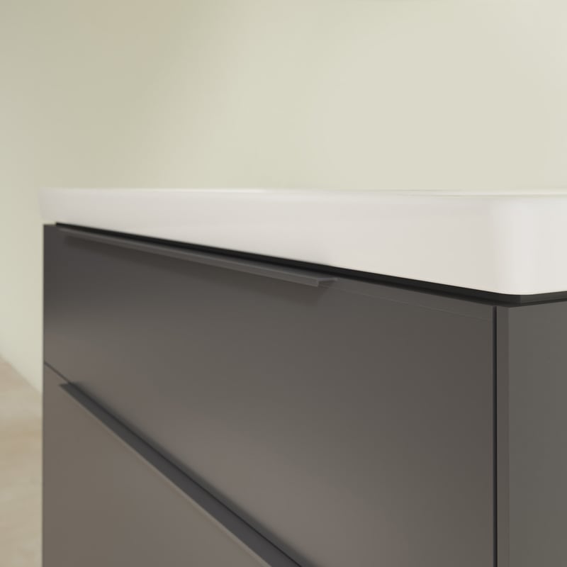 Villeroy & Boch Subway 3.0 Schrank mit Waschtisch, 2 Auszüge graphite ...
