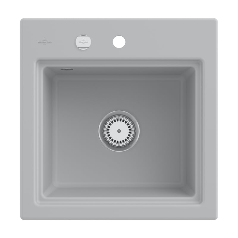Villeroy & Boch Subway Style 50 S Küchenspüle hellgrau - 335502SMHL2 ...
