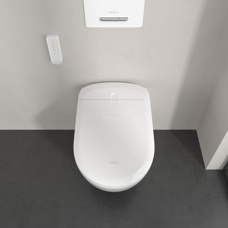 Villeroy & Boch ViClean Wand-Dusch-WC Supreo Select mit WC-Sitz mit ...