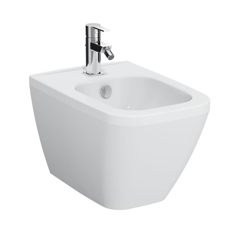 VitrA Integra Bidet mit VitrAhygiene, weiß - 7083L003-0288 - Emero.de
