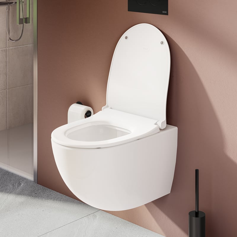 VitrA Sento WC-Sitz mit Absenkautomatik & abnehmbar, weiß - 120-003R409 ...