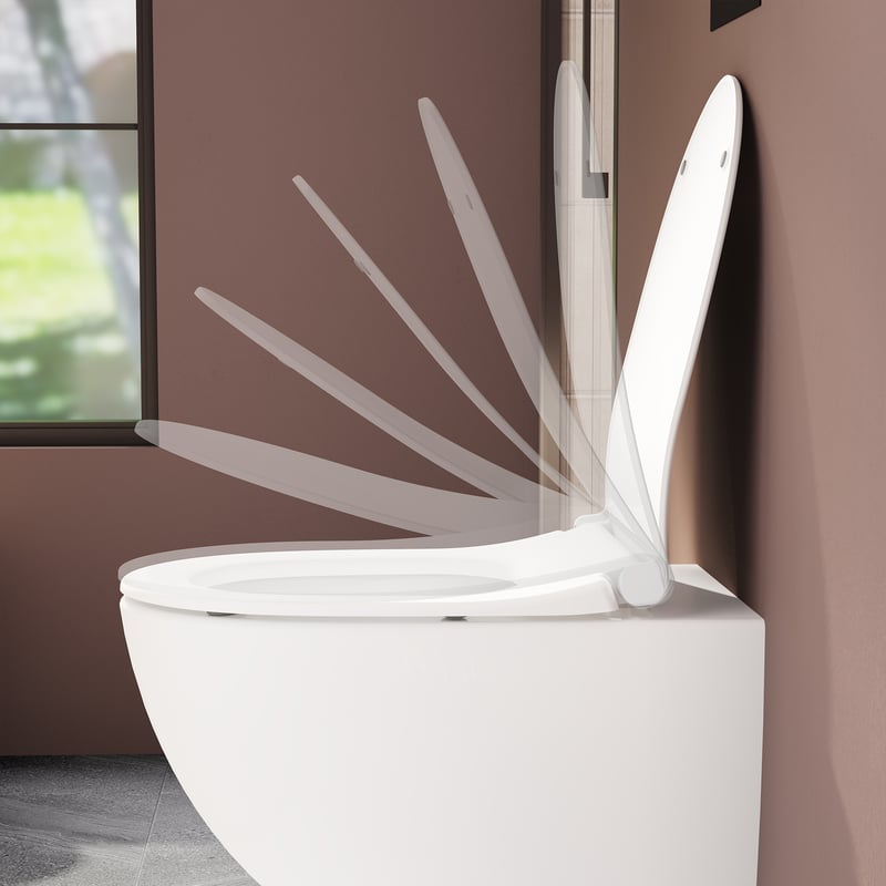 VitrA Sento WC-Sitz mit Absenkautomatik & abnehmbar, weiß - 120-003R409 ...