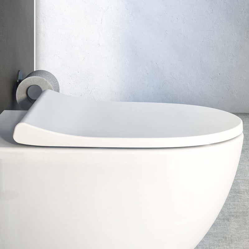 VitrA Sento WC-Sitz mit Absenkautomatik & abnehmbar, weiß - 130-003R419 ...