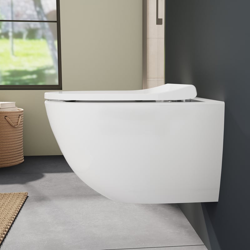 VitrA Sento WC-Sitz mit Absenkautomatik & abnehmbar, weiß - 130-003R419 ...